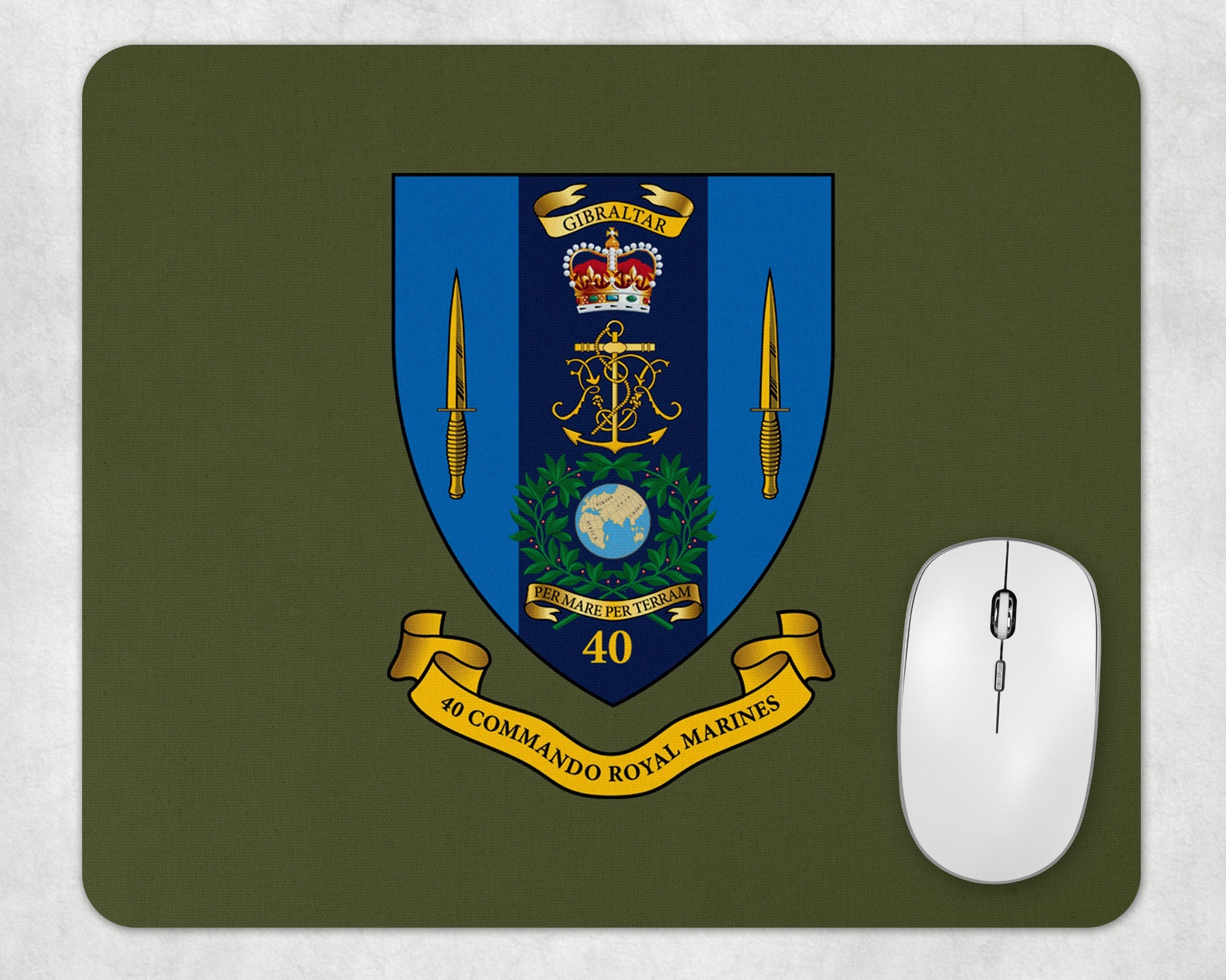 40 Commando RM - Mouse Mat – The Crafty Black Dog