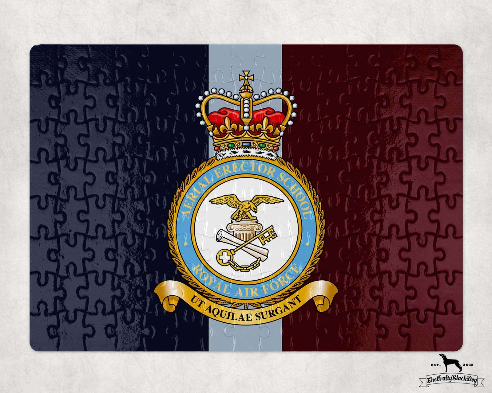 Aerial Erector School RAF - Jigsaw Puzzle – The Crafty Black Dog
