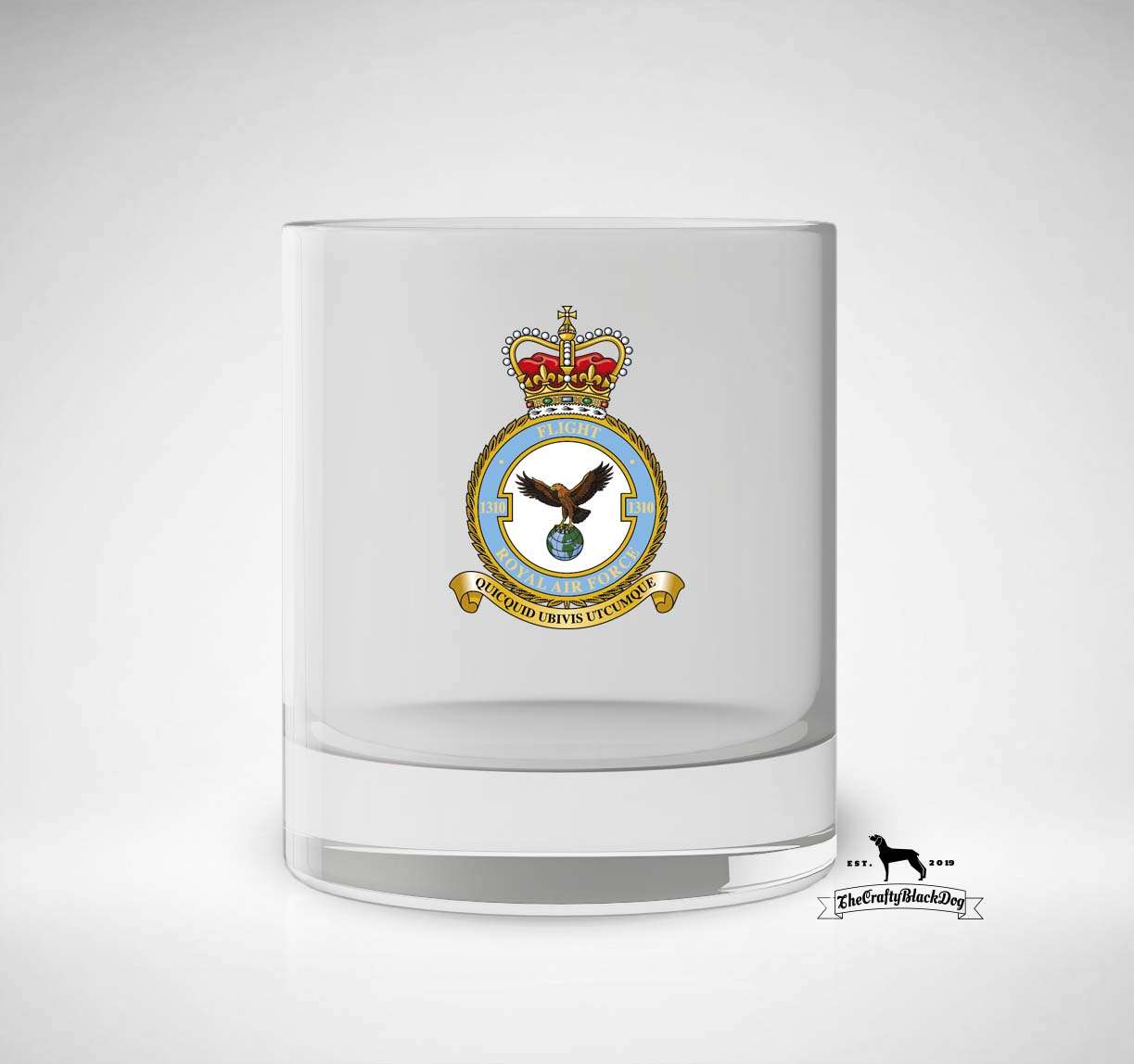 1310 Flight RAF - Whiskey/Spirit Glass – The Crafty Black Dog