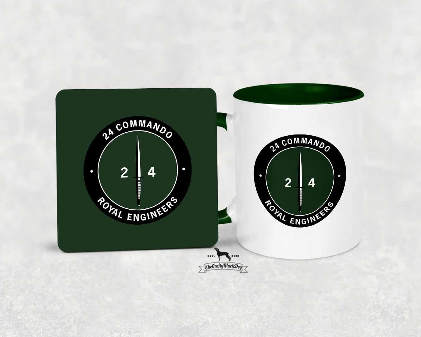 24 Commando RE - MUG and COASTER SET – The Crafty Black Dog