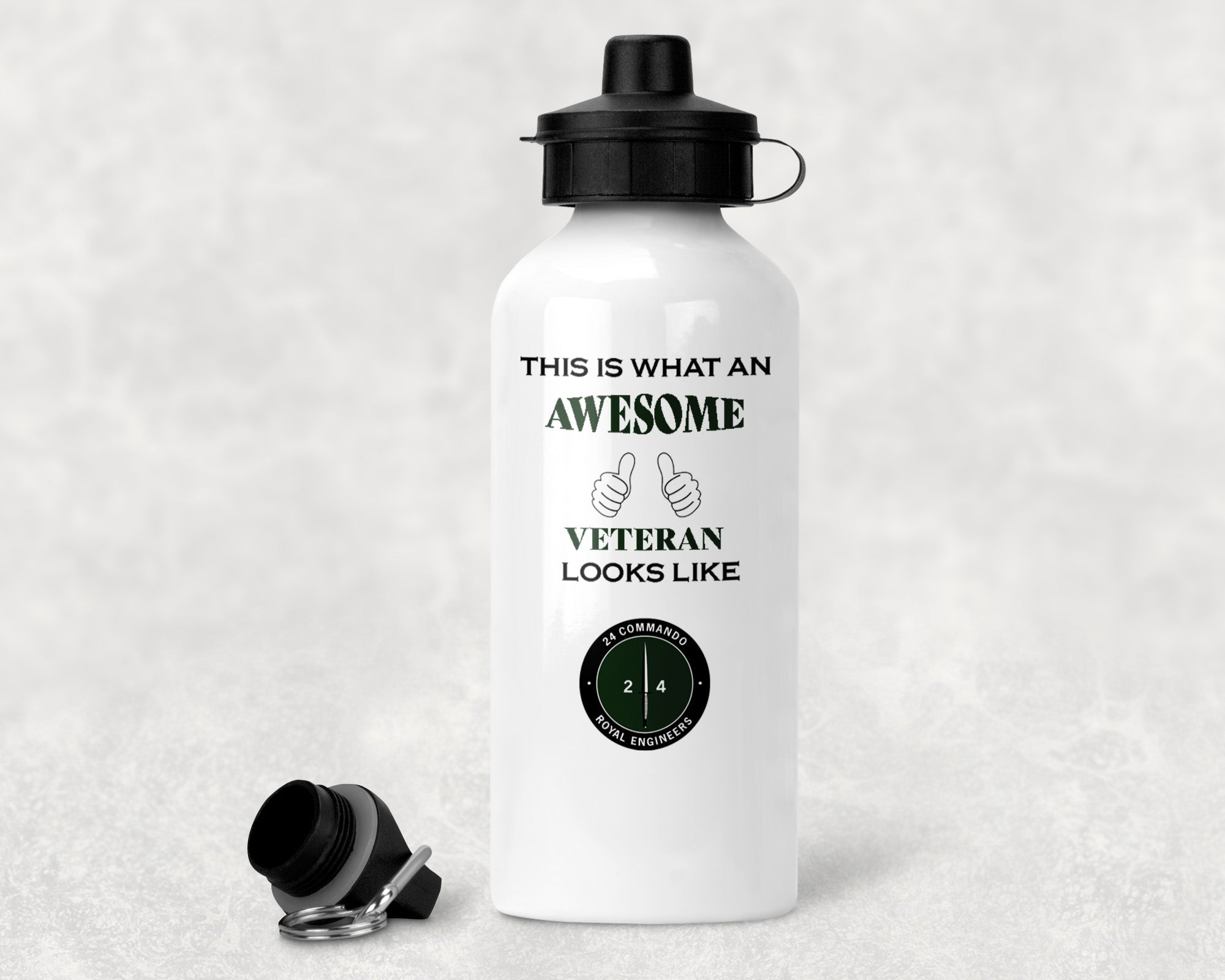24 Commando Royal Engineers - Veteran - Aluminium Water Bottle – The ...