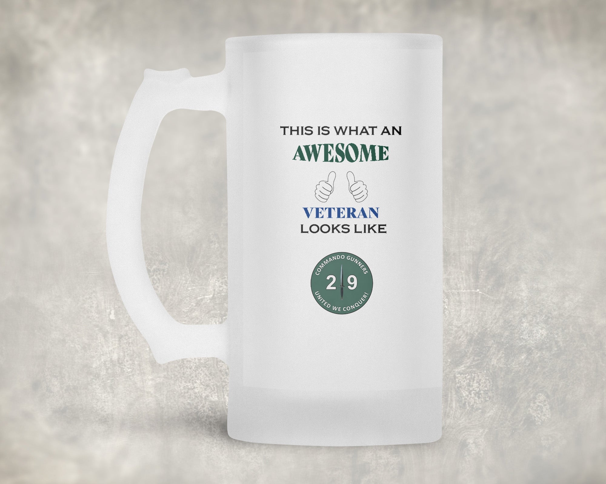 29 Commando Royal Artillery - Veteran - Frosted Stein – The Crafty ...