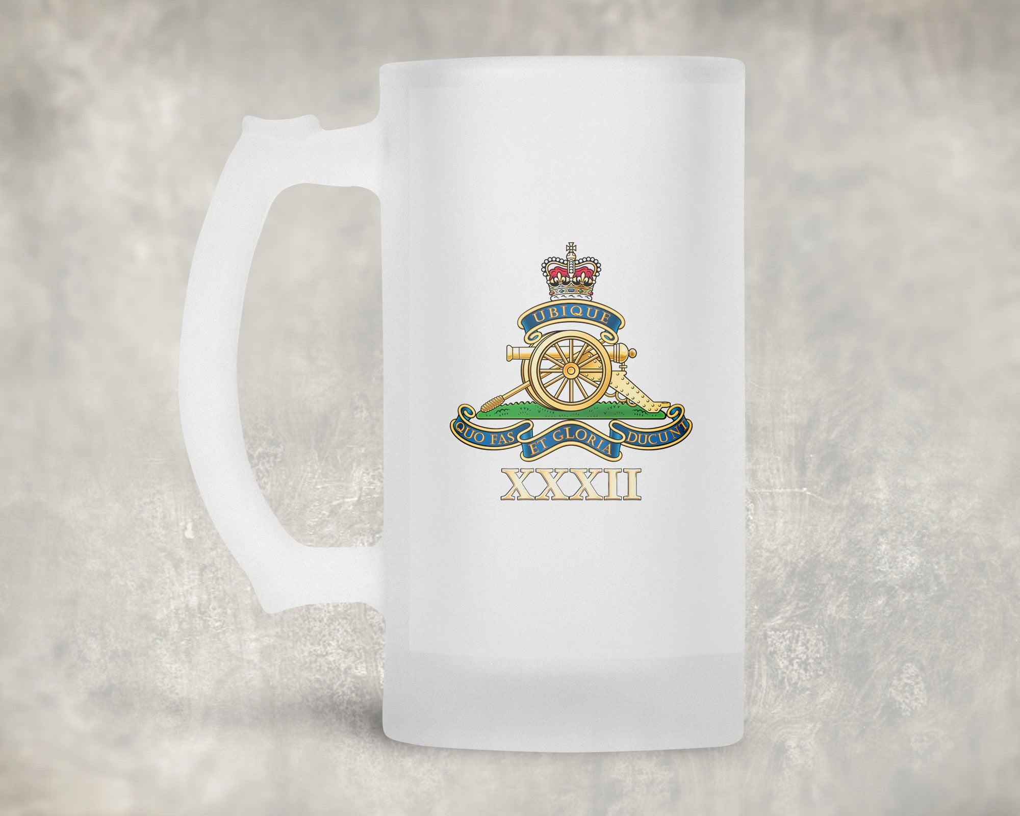 32 Regiment Royal Artillery - Frosted Stein – The Crafty Black Dog