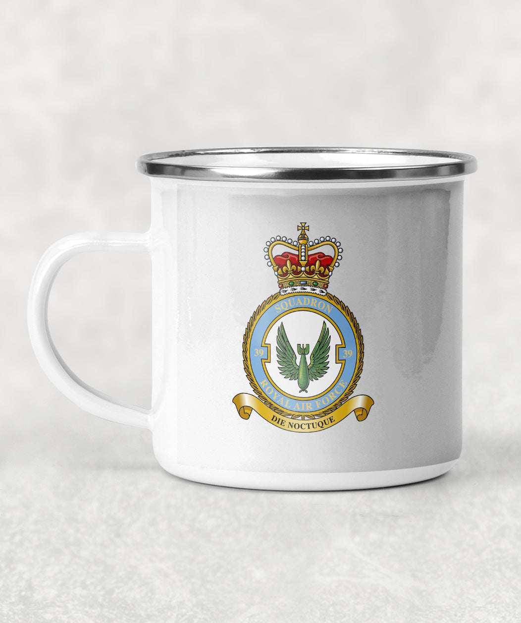 39 Squadron RAF - Enamel Mug – The Crafty Black Dog