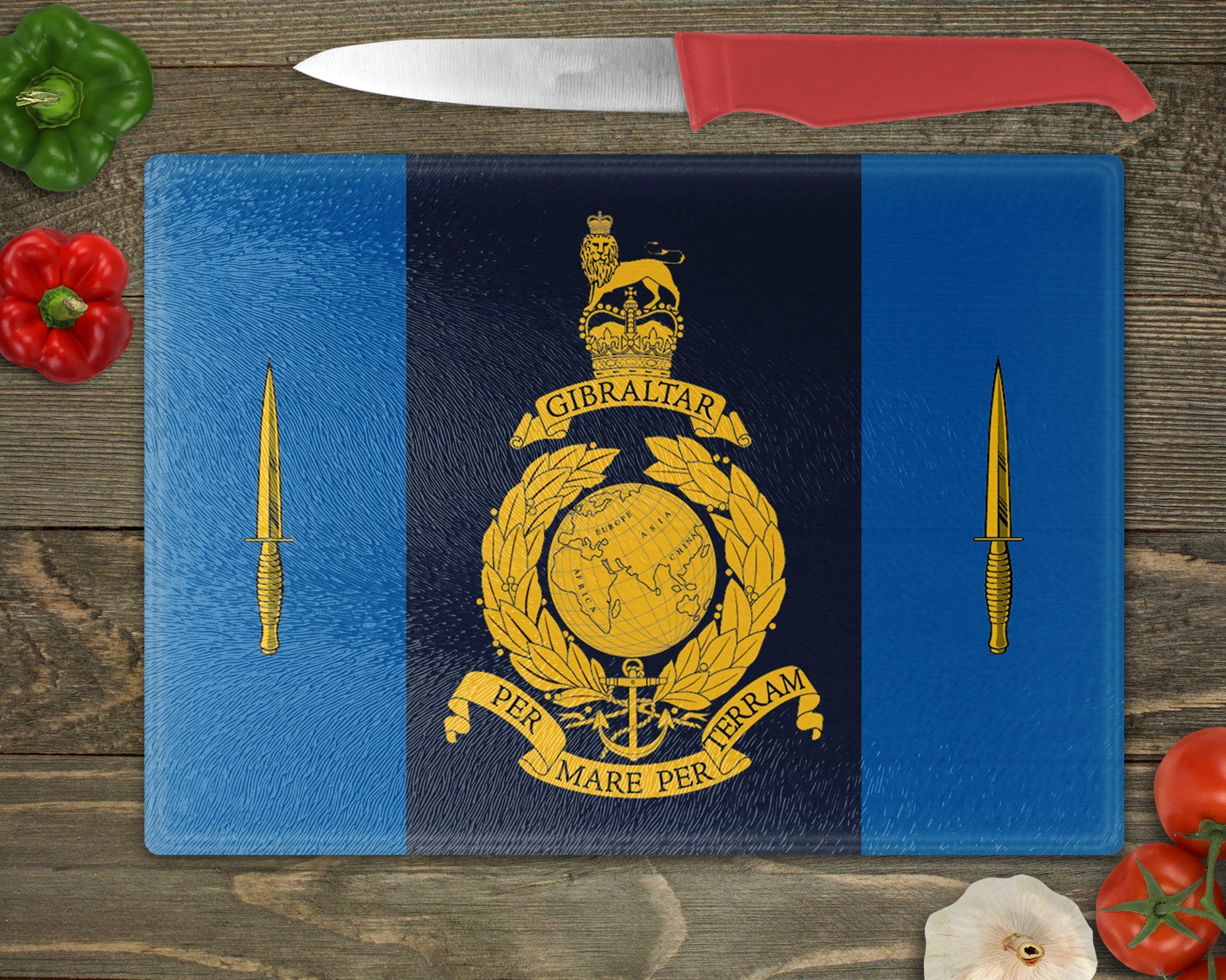 Royal Marines Chopping Board – The Crafty Black Dog