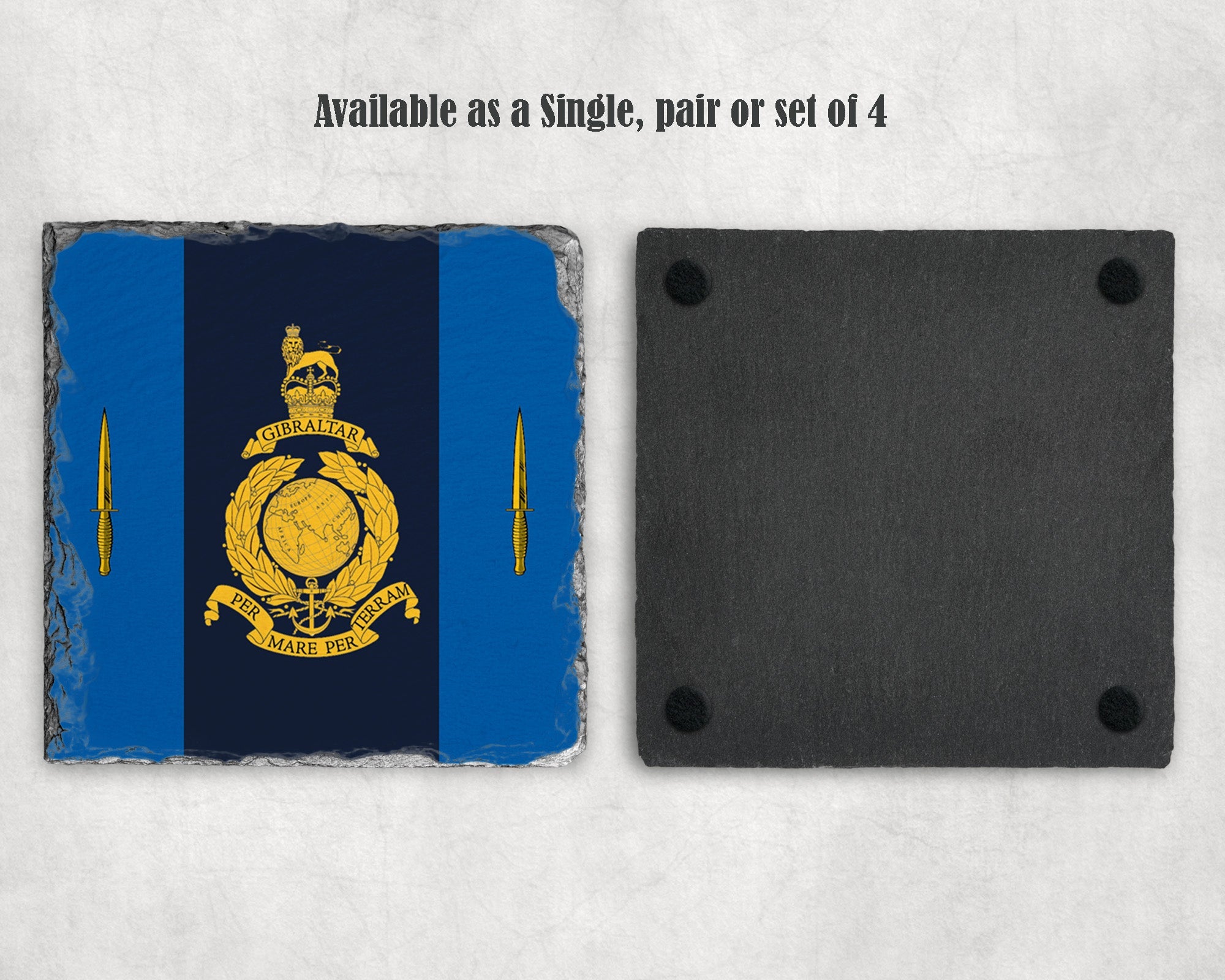 40 Commando RM - Slate Coaster – The Crafty Black Dog