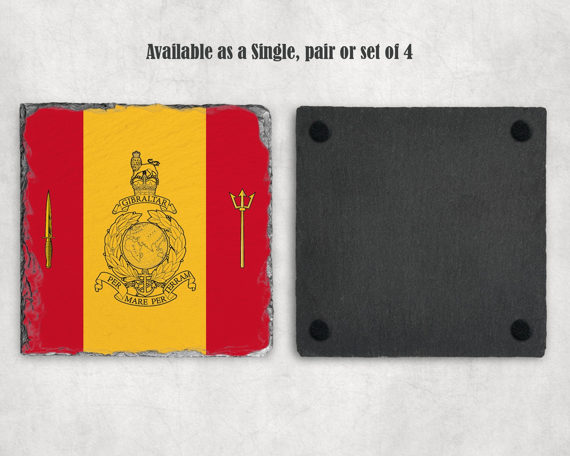 43 Commando RM - Slate Coaster – The Crafty Black Dog