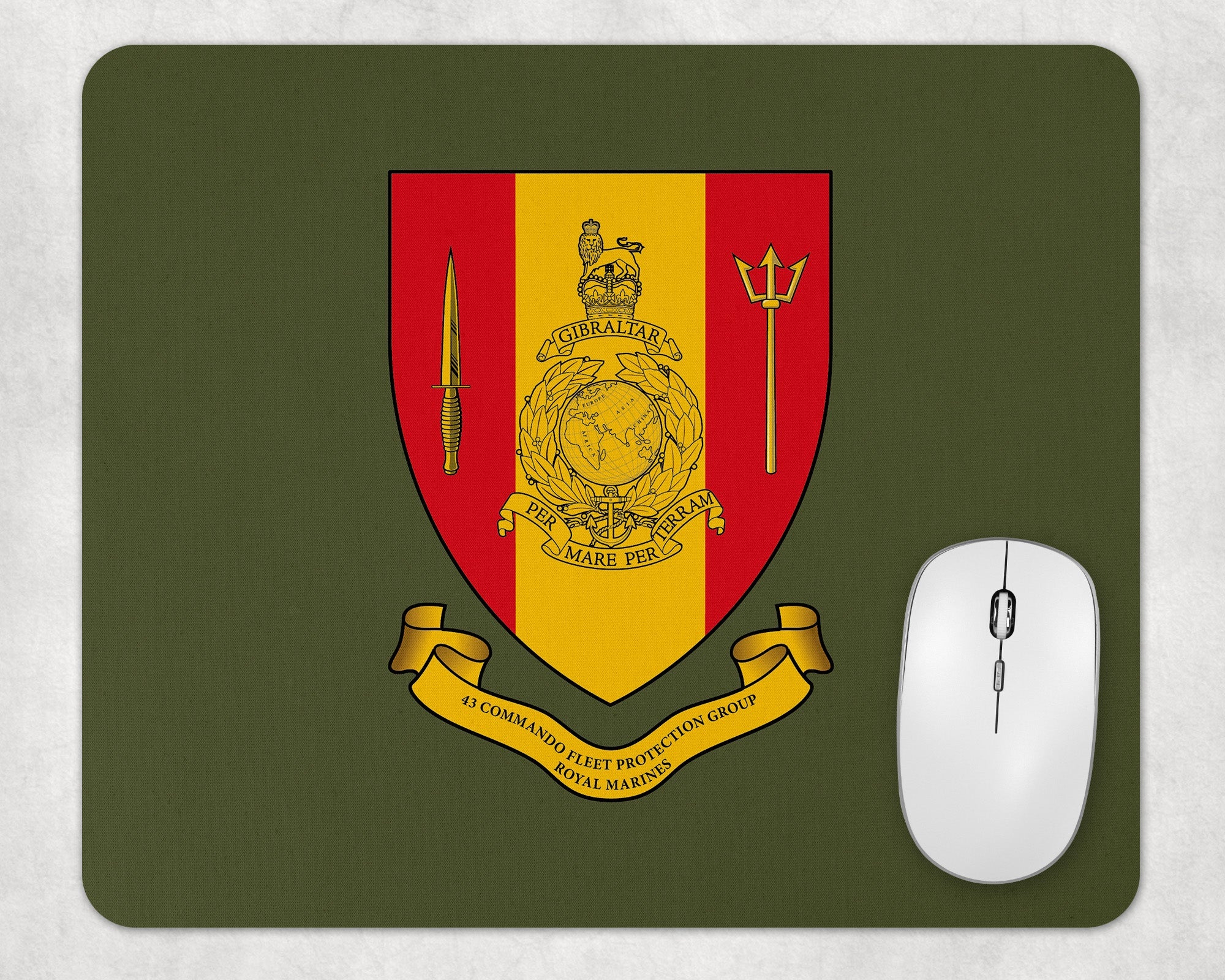 43 Commando RM - Mouse Mat – The Crafty Black Dog