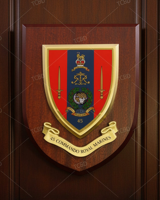 45 Commando RM - Wall Shield Plaque | MOD Licensed Seller | Regimental ...