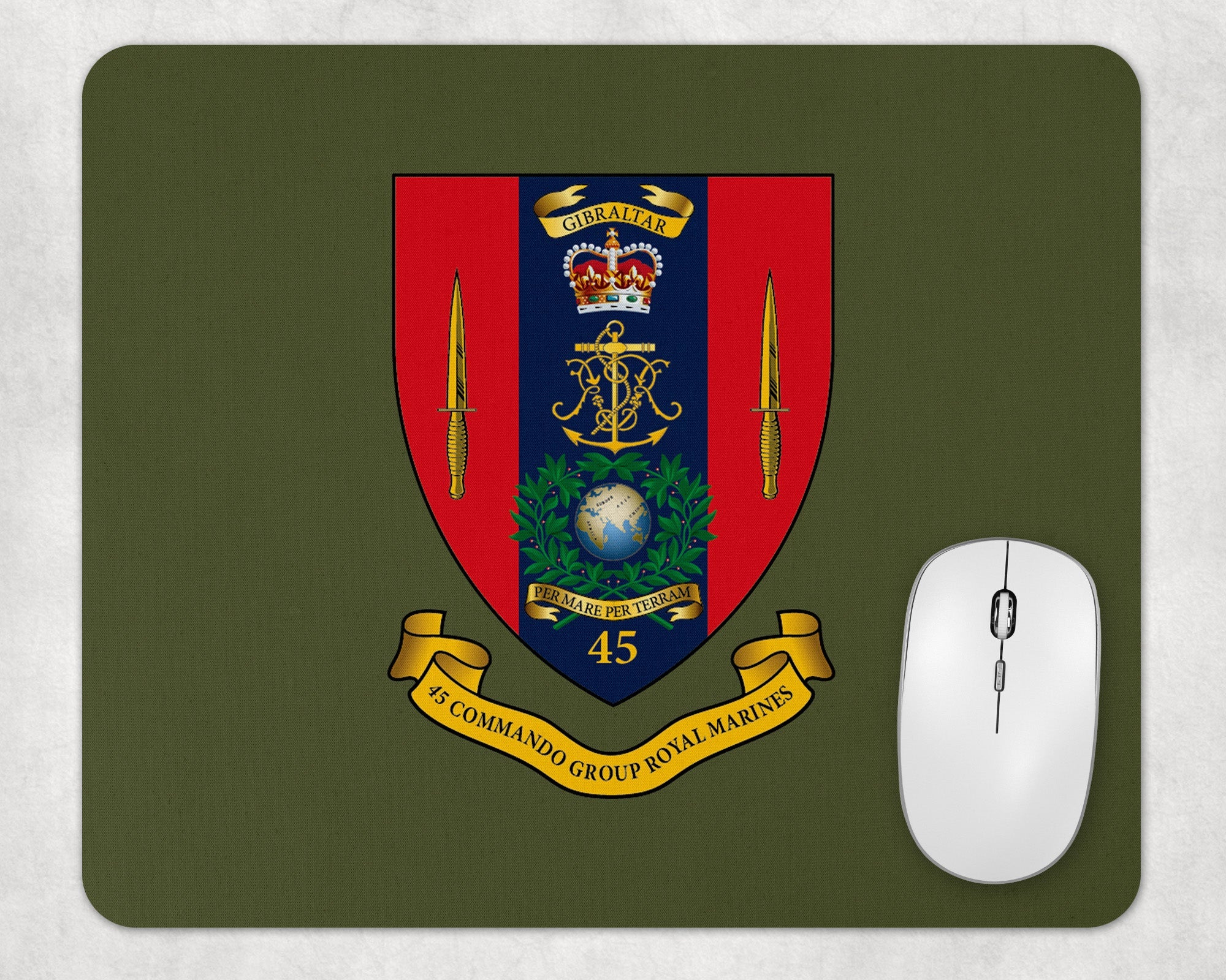 45 Commando RM - Mouse Mat – The Crafty Black Dog