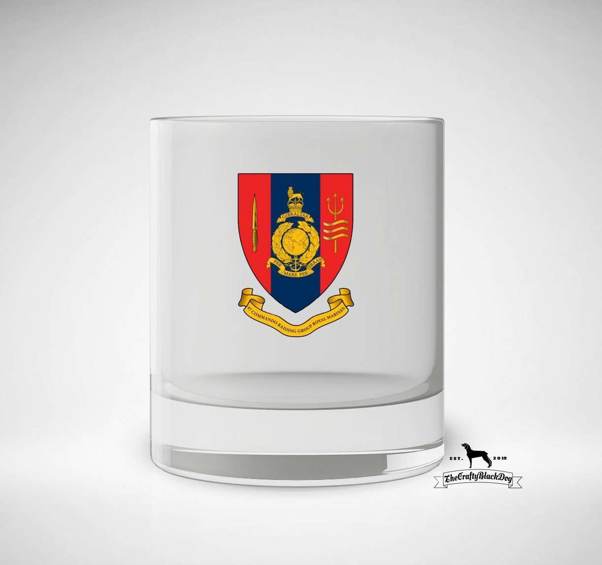 47 Commando RM - Whiskey/Spirit Glass – The Crafty Black Dog