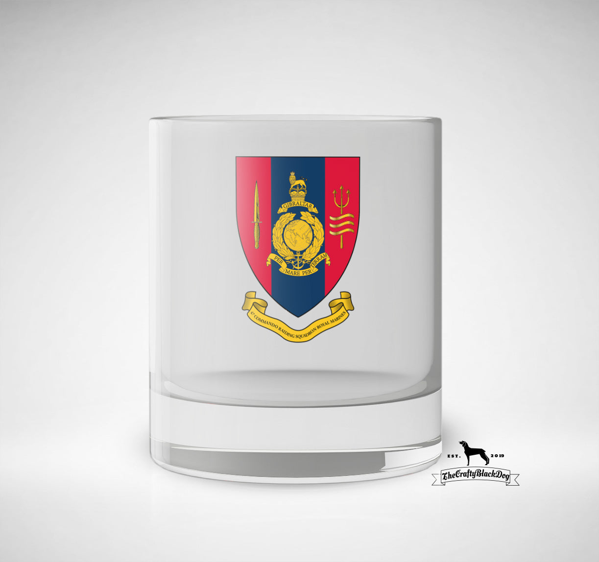 47 Commando RM - Whiskey/Spirit Glass – The Crafty Black Dog