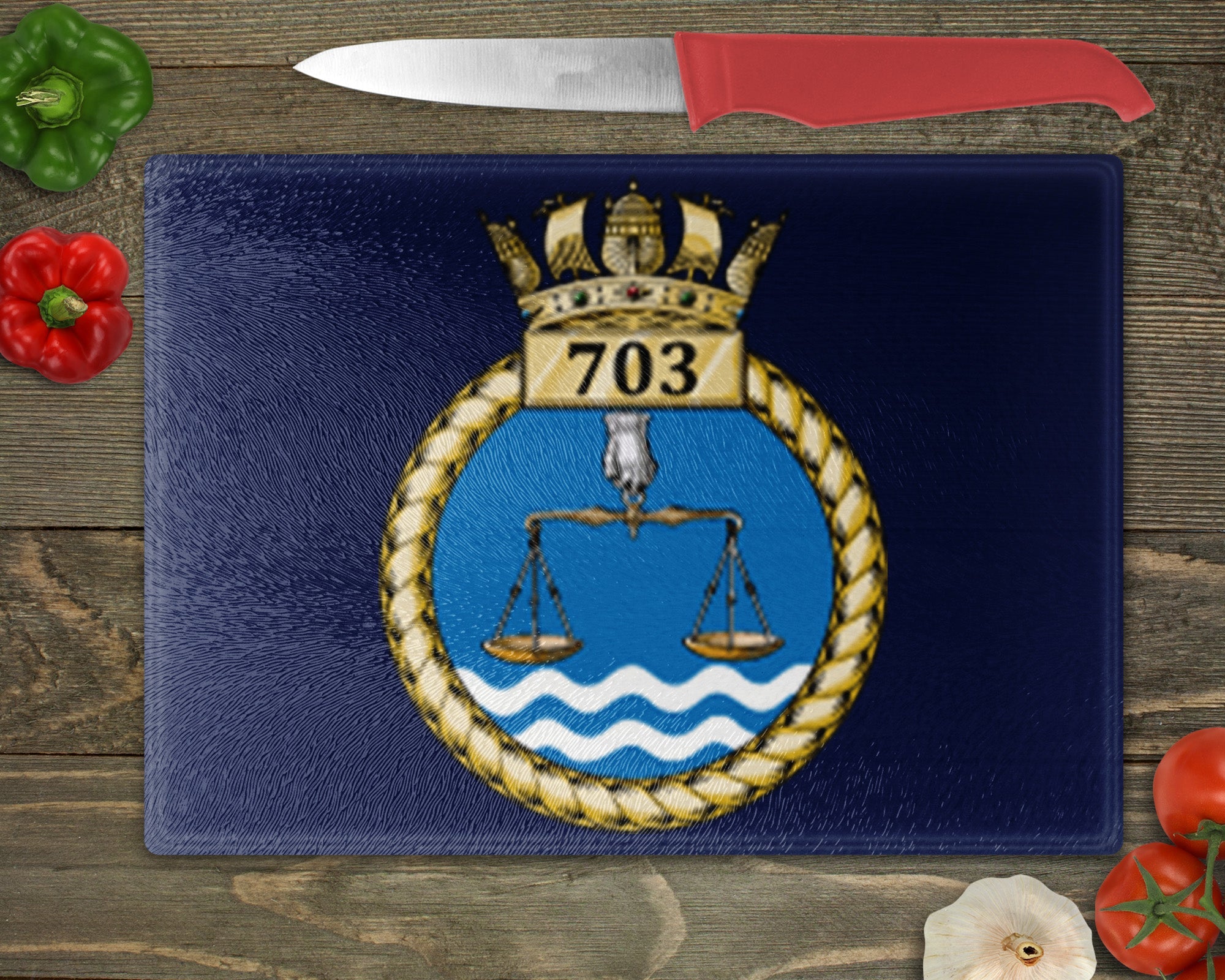703 Naval Air Squadron - Cutting Board – The Crafty Black Dog