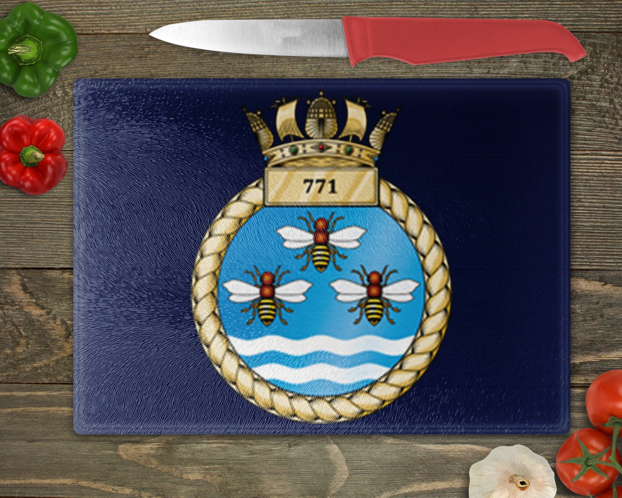 771 Naval Air Squadron - Cutting Board – The Crafty Black Dog