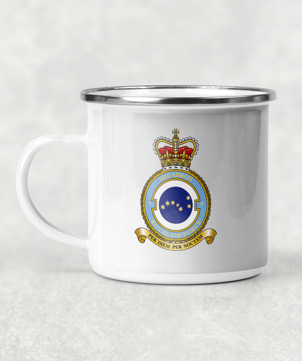 7 Squadron RAF - Enamel Mug – The Crafty Black Dog