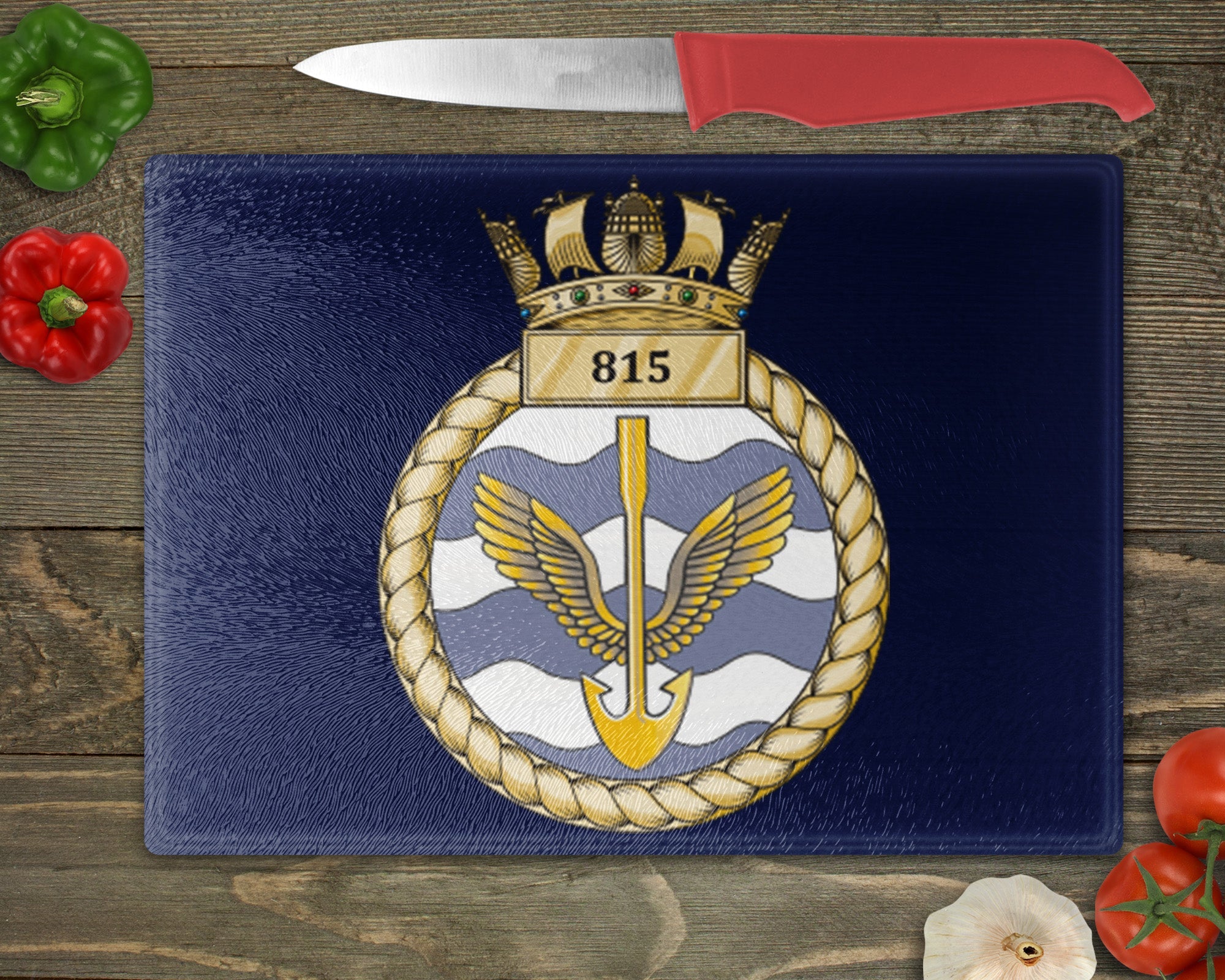 815 Naval Air Squadron - Cutting Board – The Crafty Black Dog