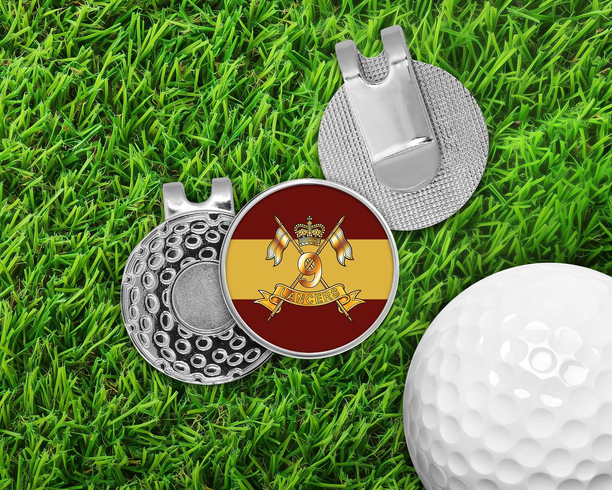 9th Queen's Royal Lancers - Golf Ball Marker Hat Clip – The Crafty ...