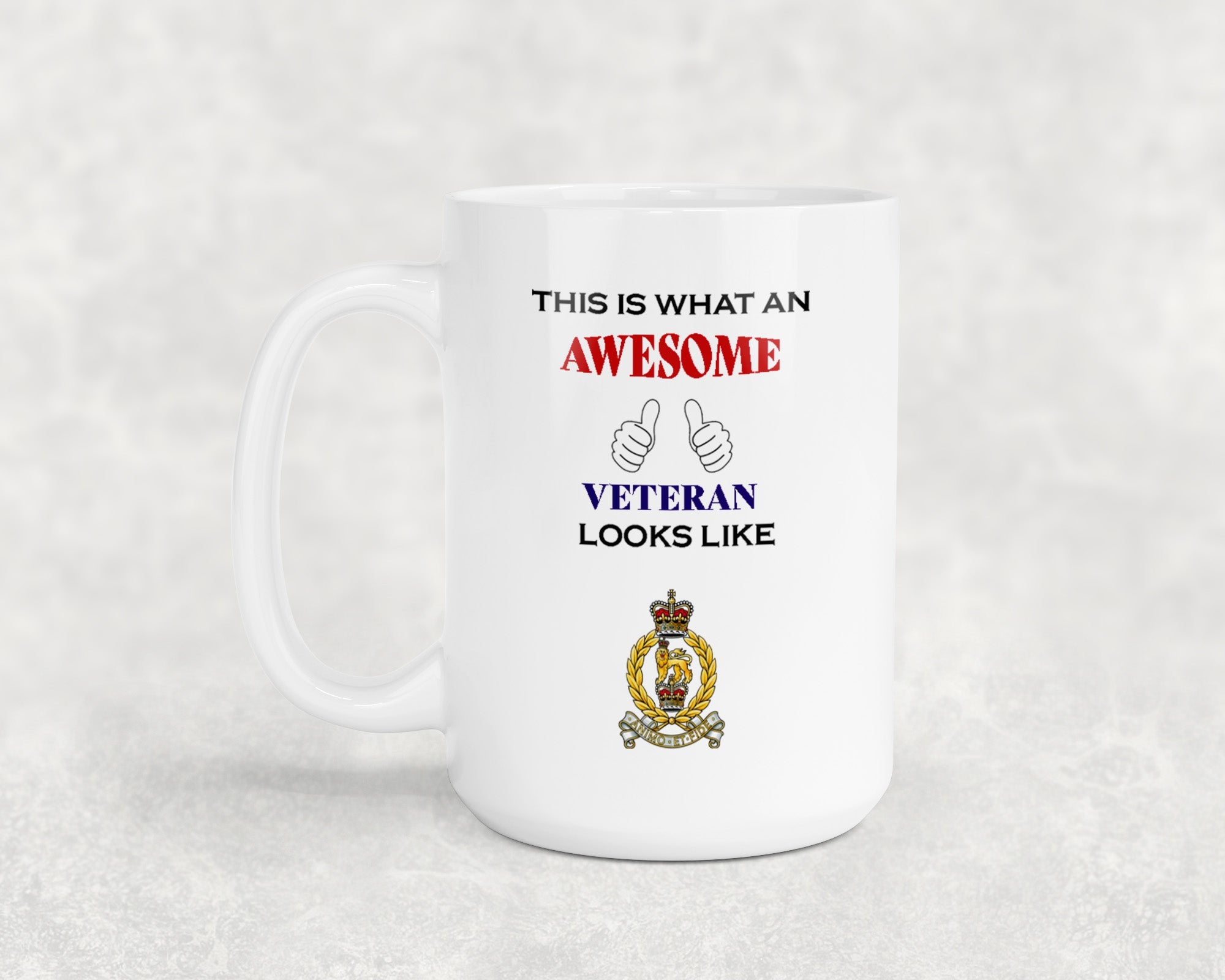 Adjutant General's Corps (SPS) - Veteran - 15oz Mug – The Crafty Black Dog