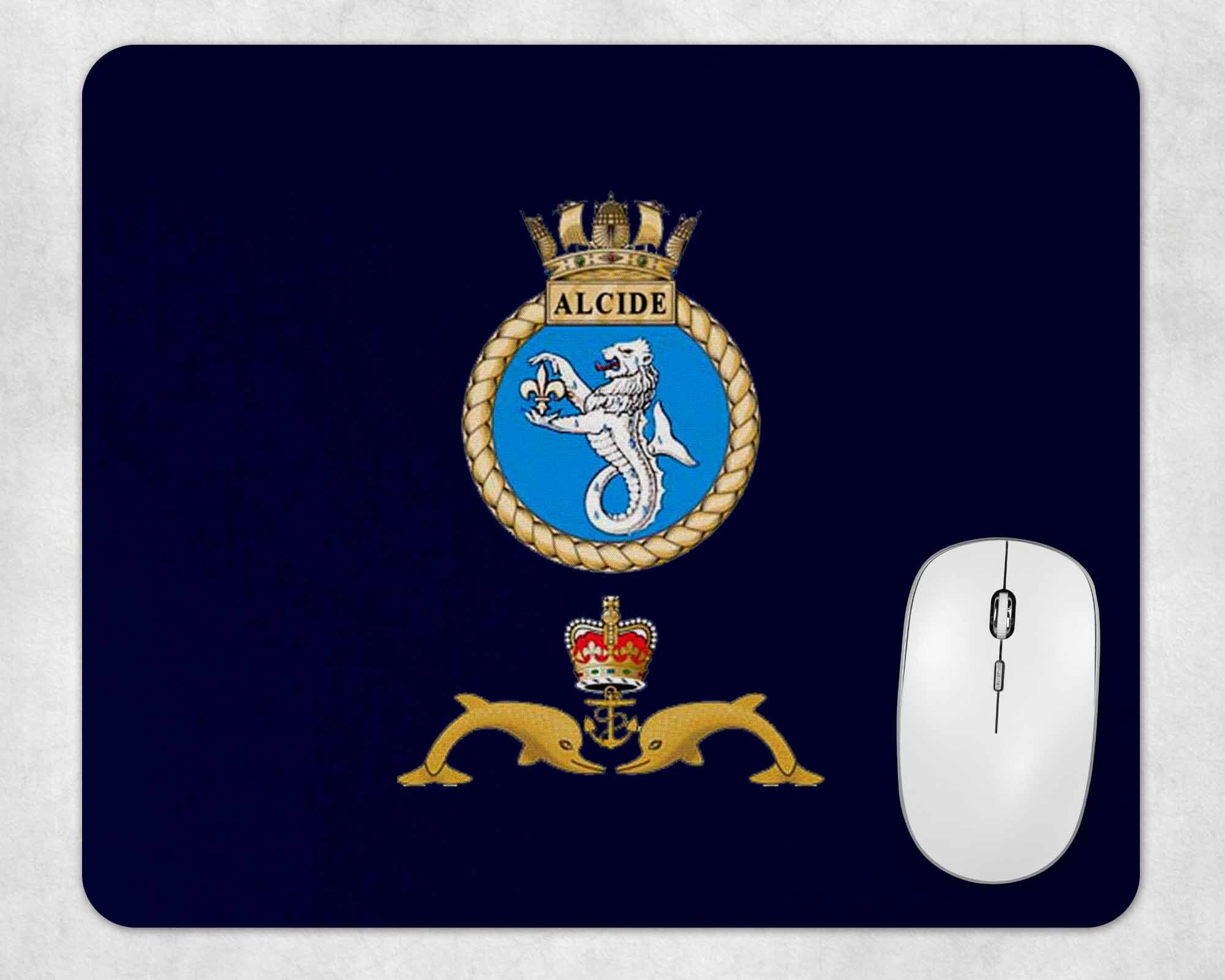 HMS Alcide - Mouse Mat – The Crafty Black Dog