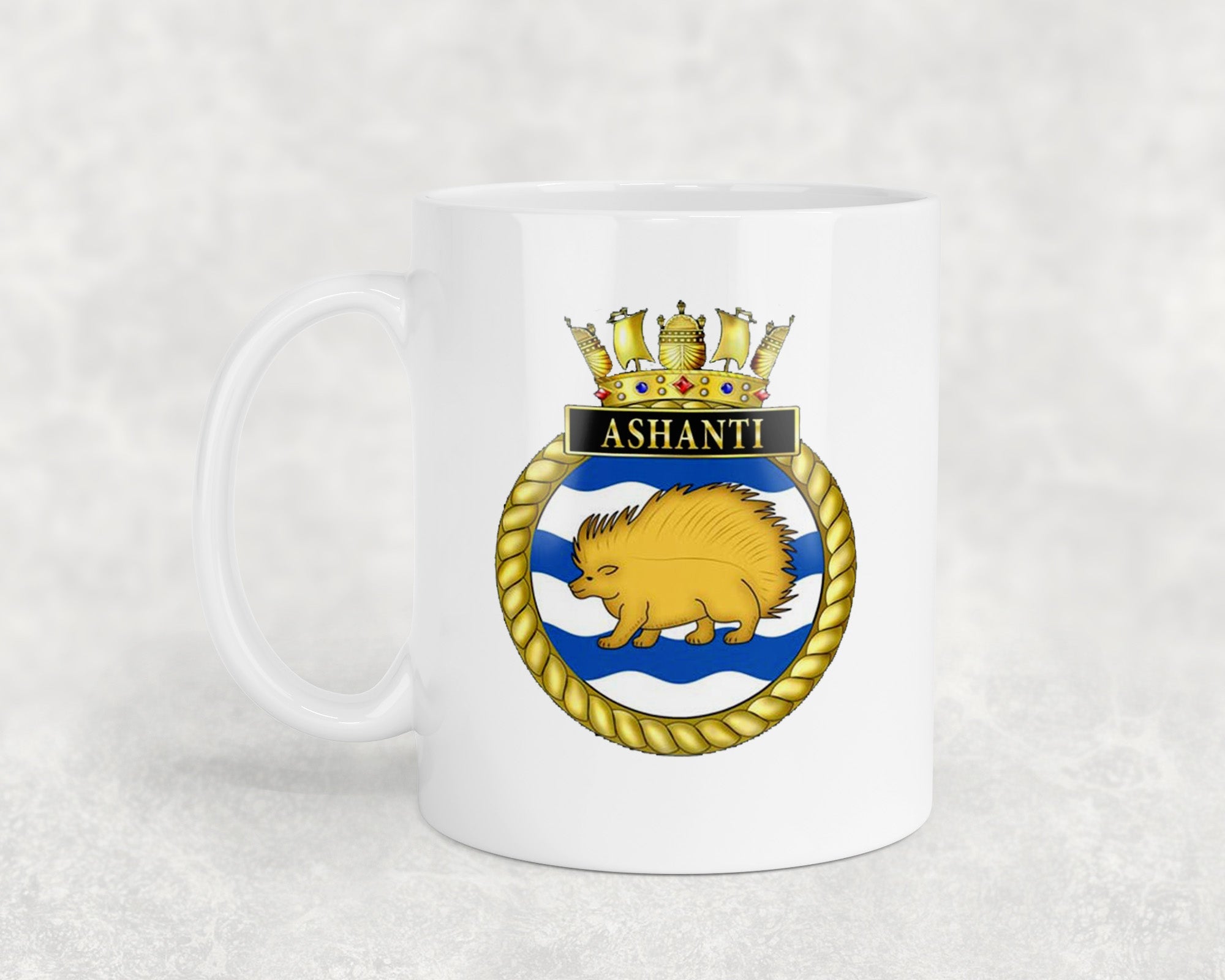 HMS Ashanti - 11oz Mug – The Crafty Black Dog