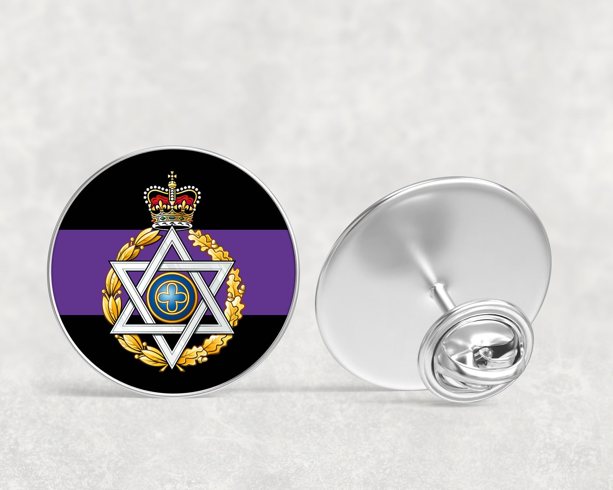 Royal Army Chaplains' Department Jewish - Lapel Pin – The Crafty Black Dog