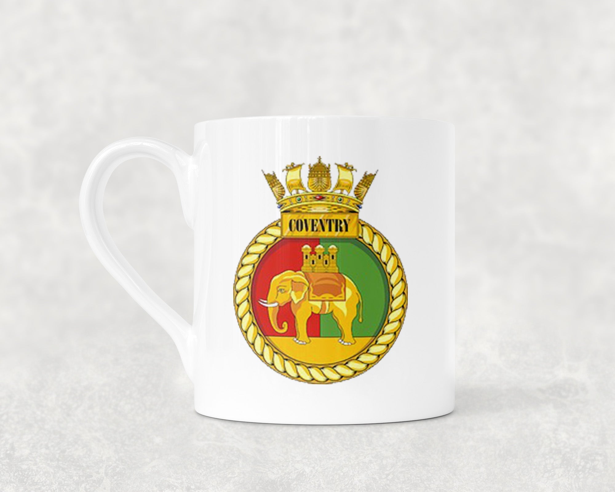 HMS Coventry - Bone China Mug – The Crafty Black Dog