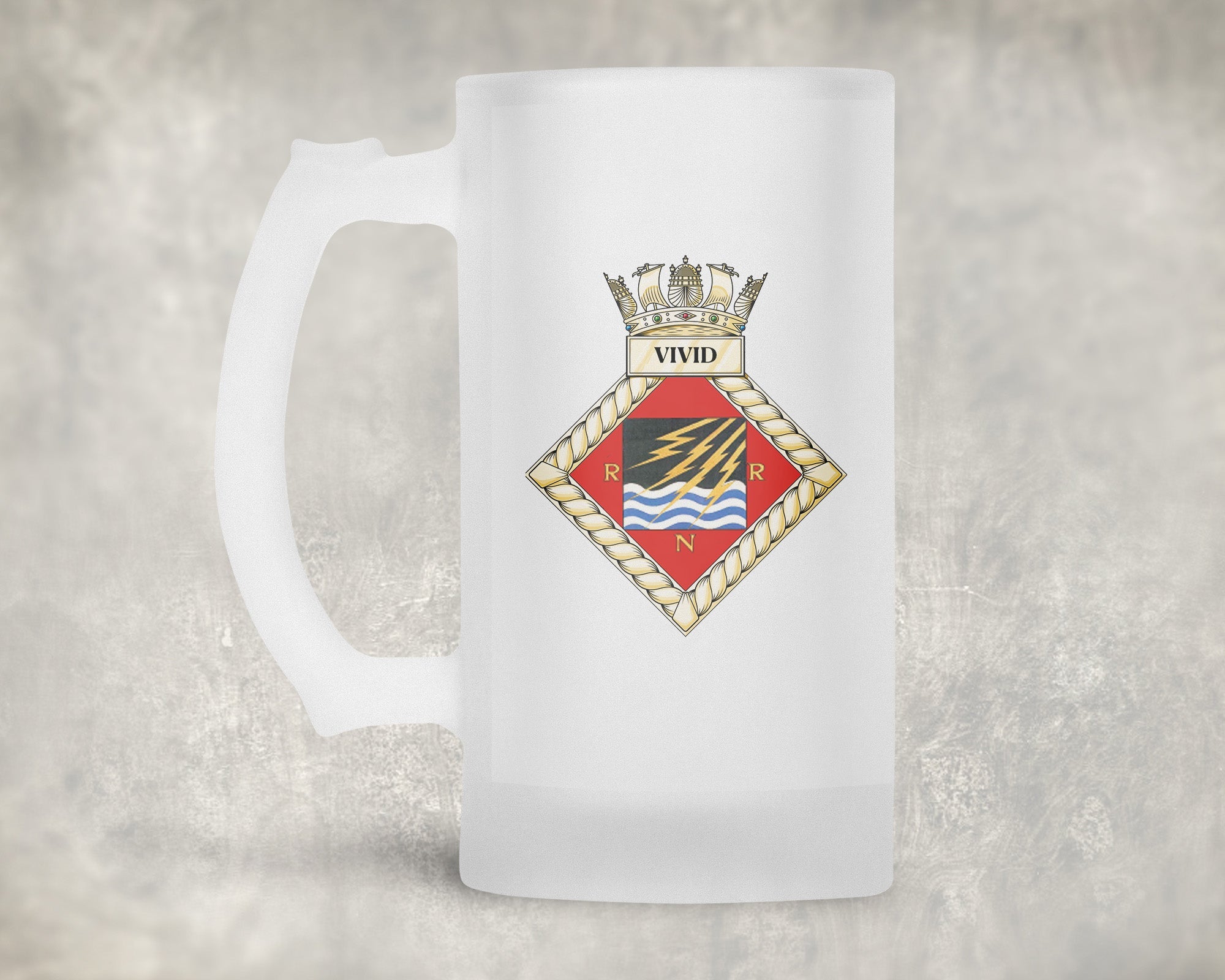 HMS Diamond - Frosted Stein/Tankard/Beer Mug - Frosted Stein/Tankard/B ...