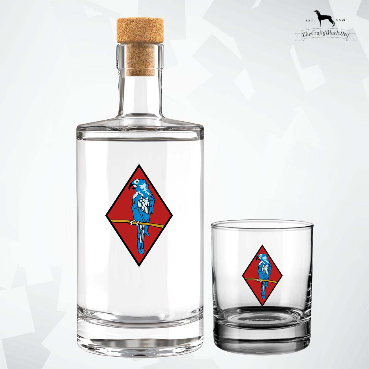 143 West Midlands Brigade - Fill Your Own Spirit Bottle – The Crafty ...