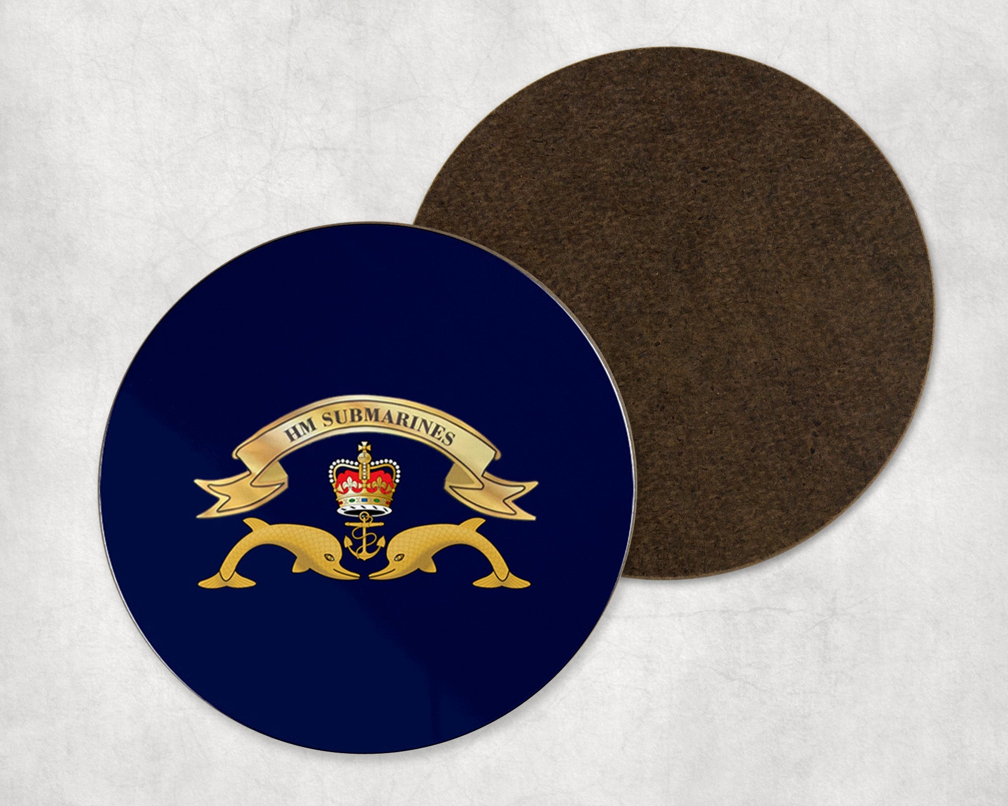 HM Submarines - Round Coaster Set – The Crafty Black Dog