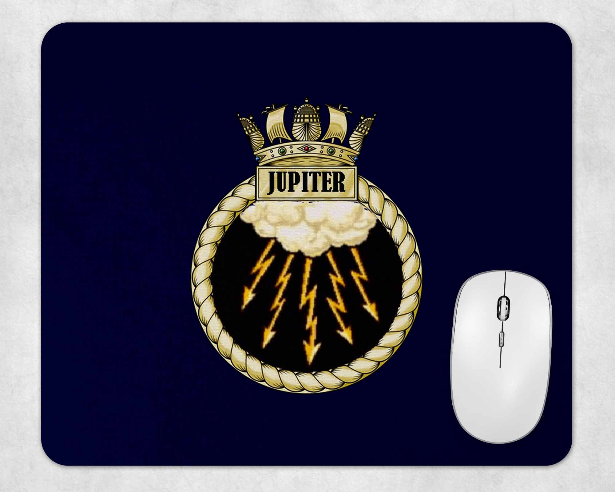HMS Jupiter - Mouse Mat – The Crafty Black Dog
