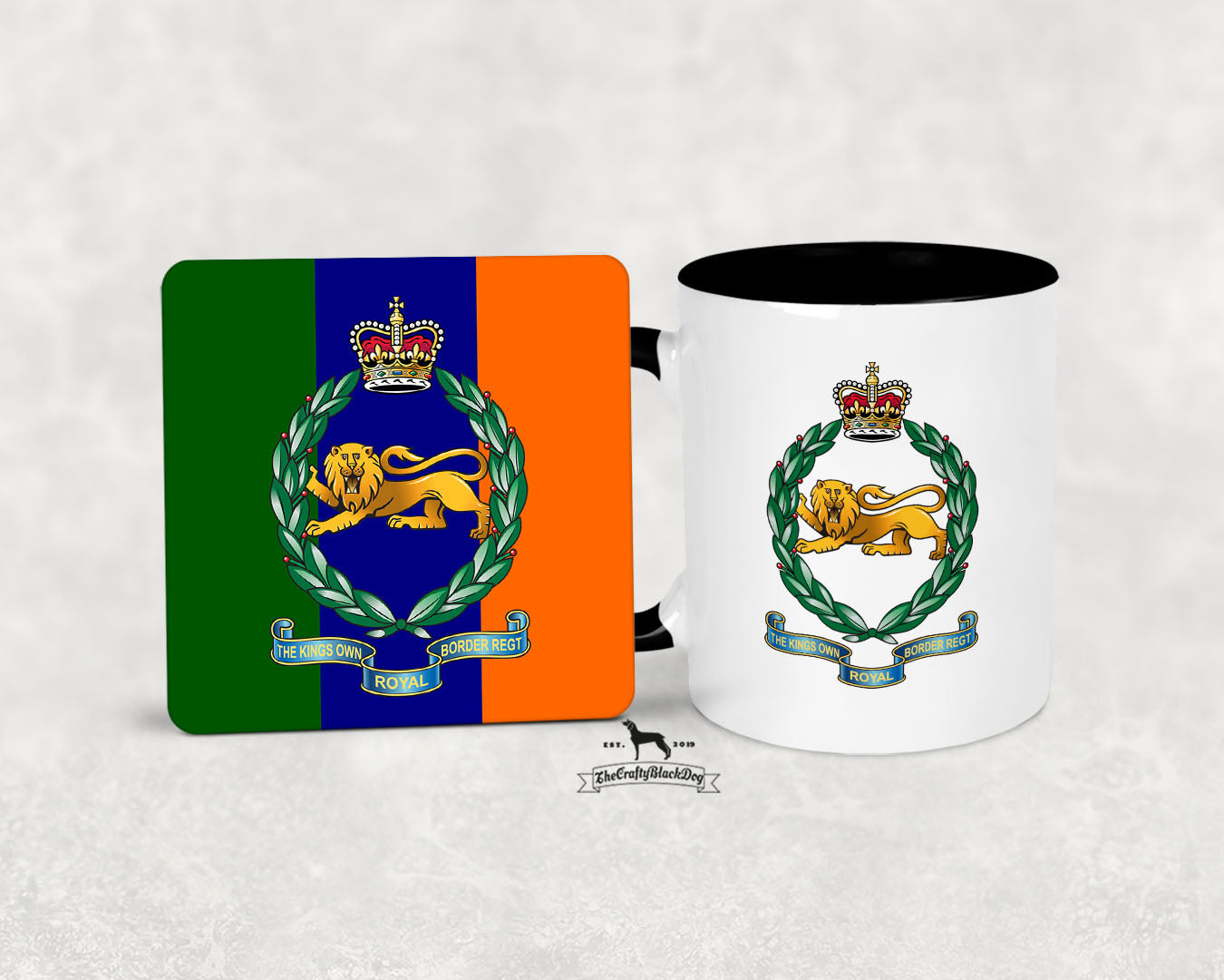 King's Own Royal Border Regiment - MUG and COASTER SET – The Crafty ...