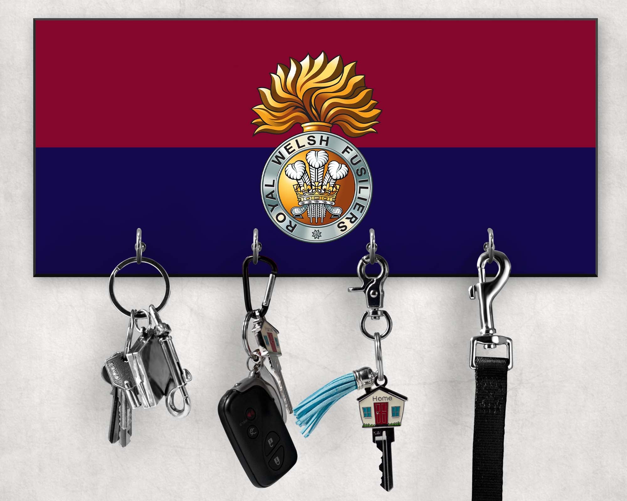 Royal Welsh Fusiliers - Wooden Key/Beret Hook – The Crafty Black Dog