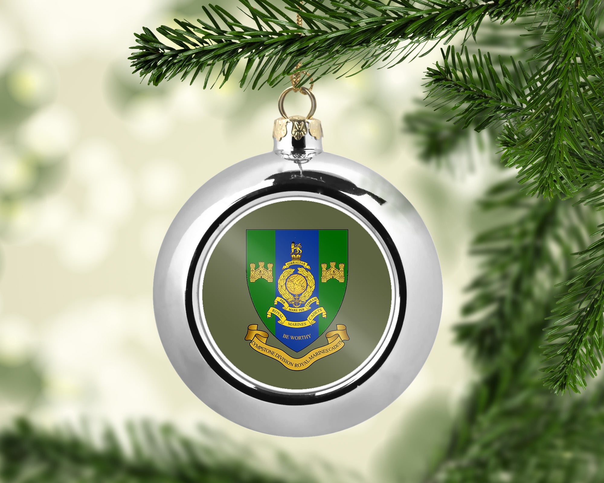 Lympstone Royal Marines Cadets - Bauble – The Crafty Black Dog
