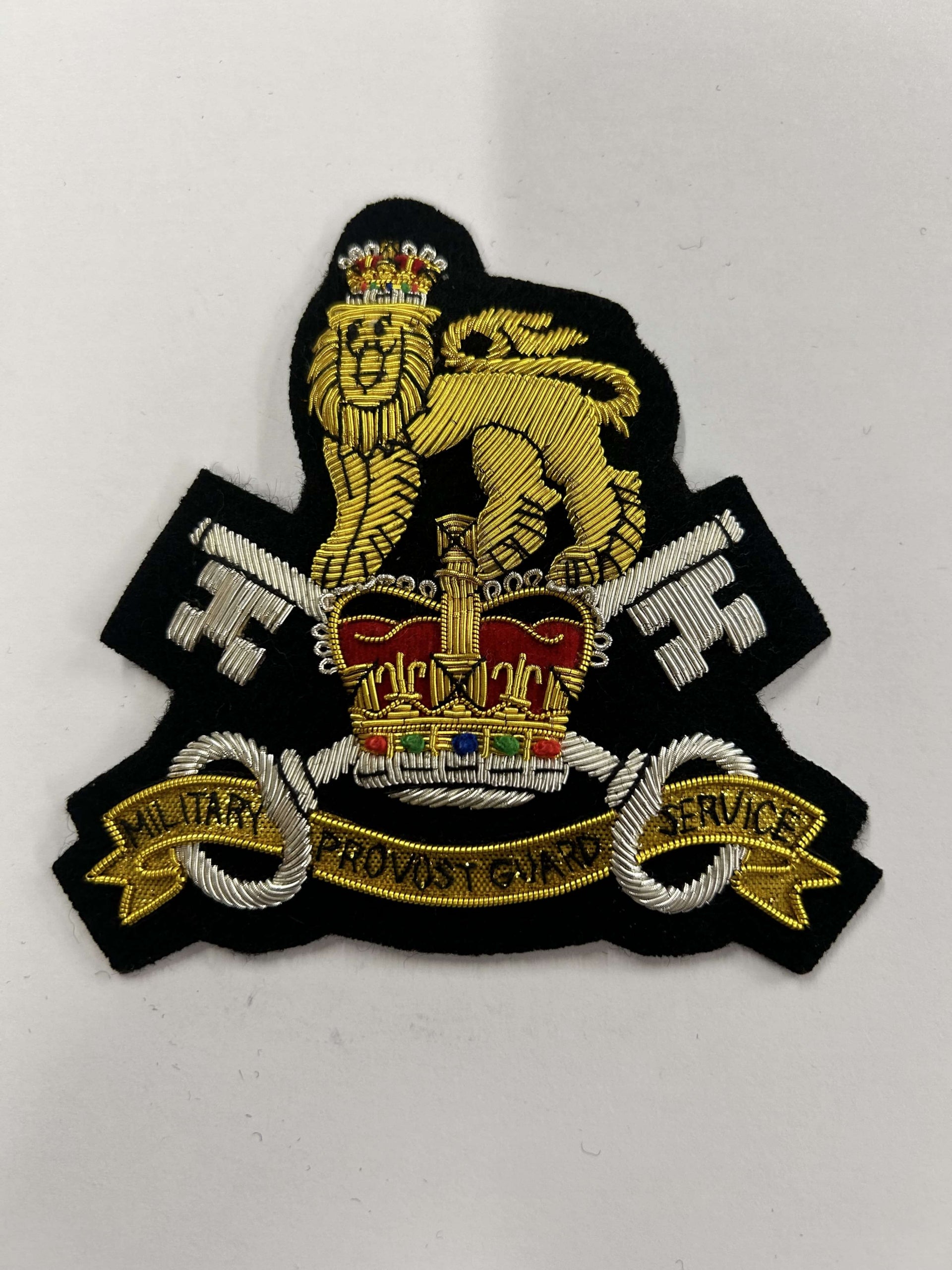 Military Provost Guard Service - Blazer Badge – The Crafty Black Dog