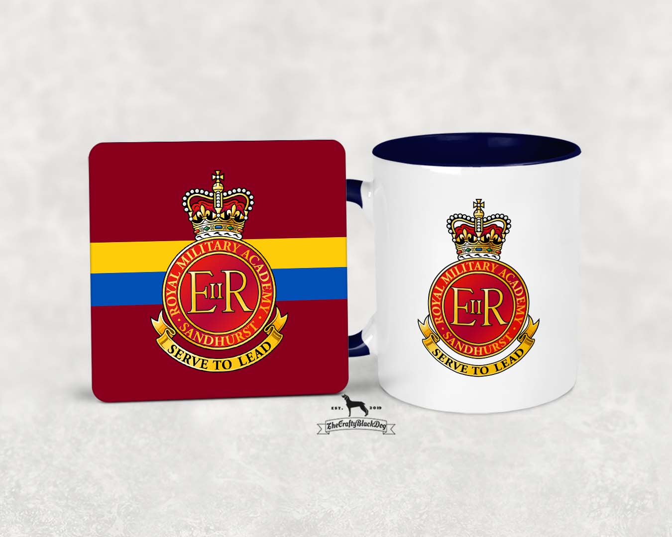 Royal Military Academy Sandhurst - Mug and Coaster Set – The Crafty ...