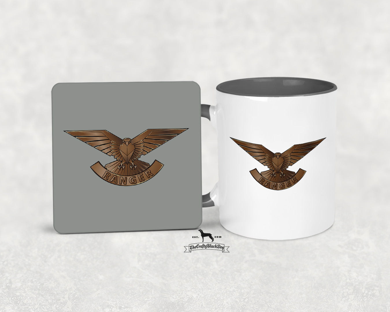 Ranger Regiment - Mug And Coaster – The Crafty Black Dog