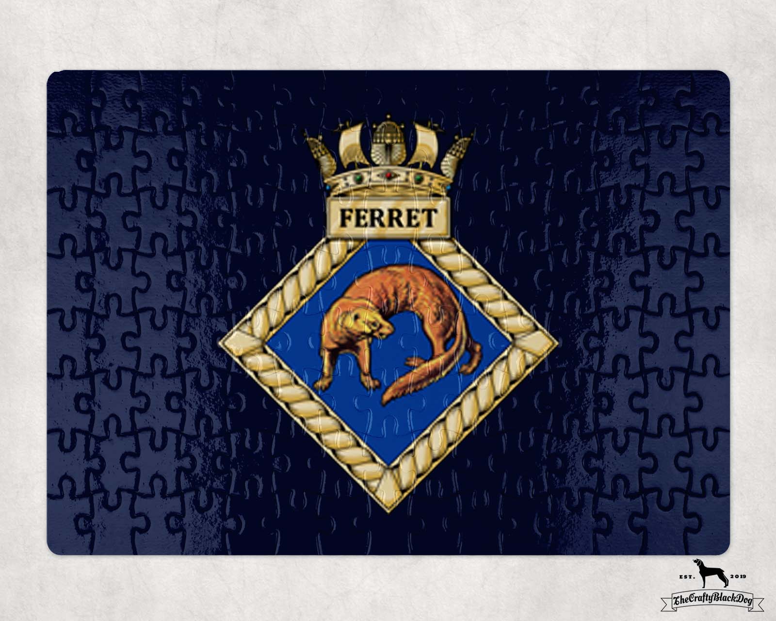 HMS Ferret - Jigsaw Puzzle – The Crafty Black Dog