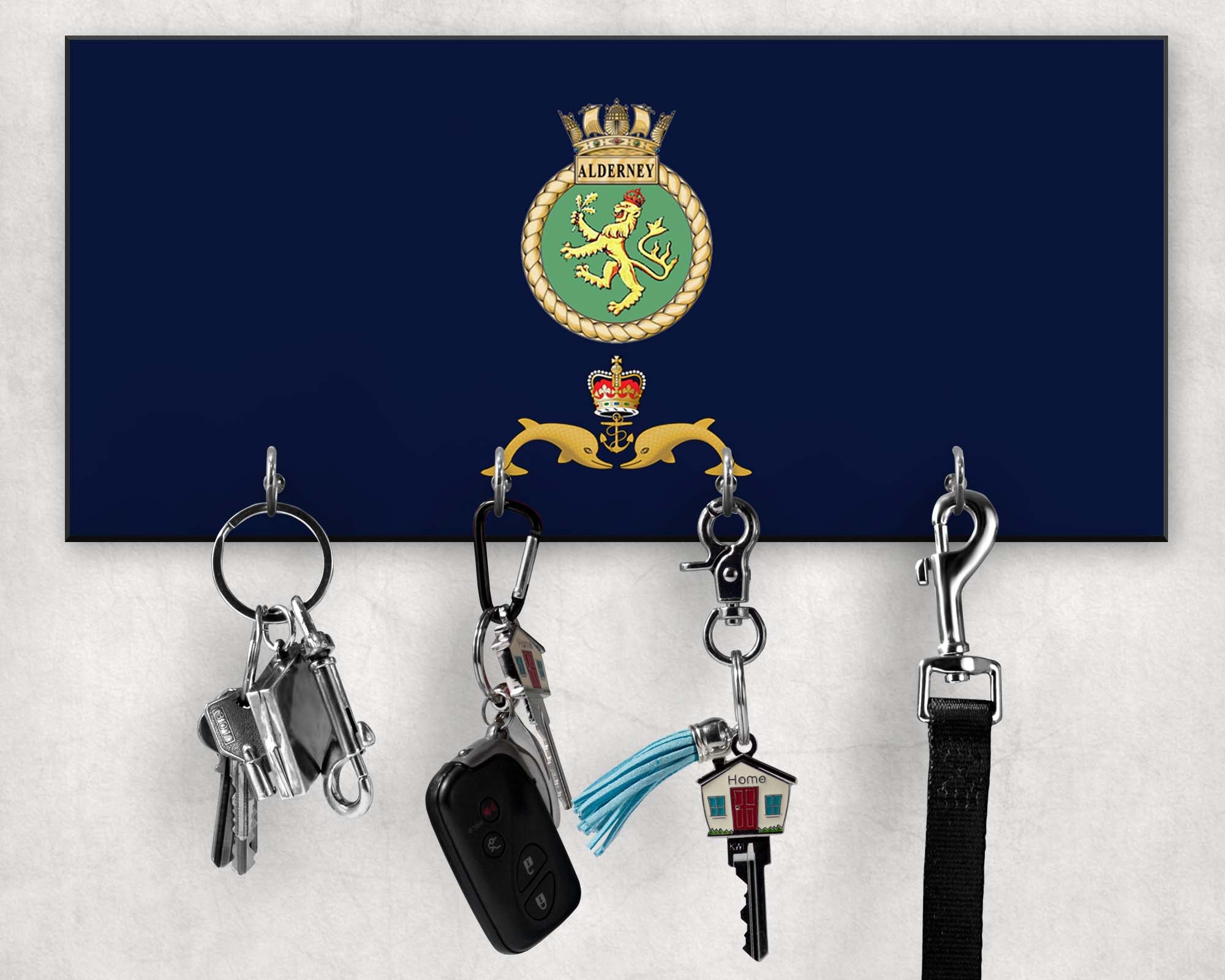HMS Alderney - Wooden Key/Beret Hook – The Crafty Black Dog