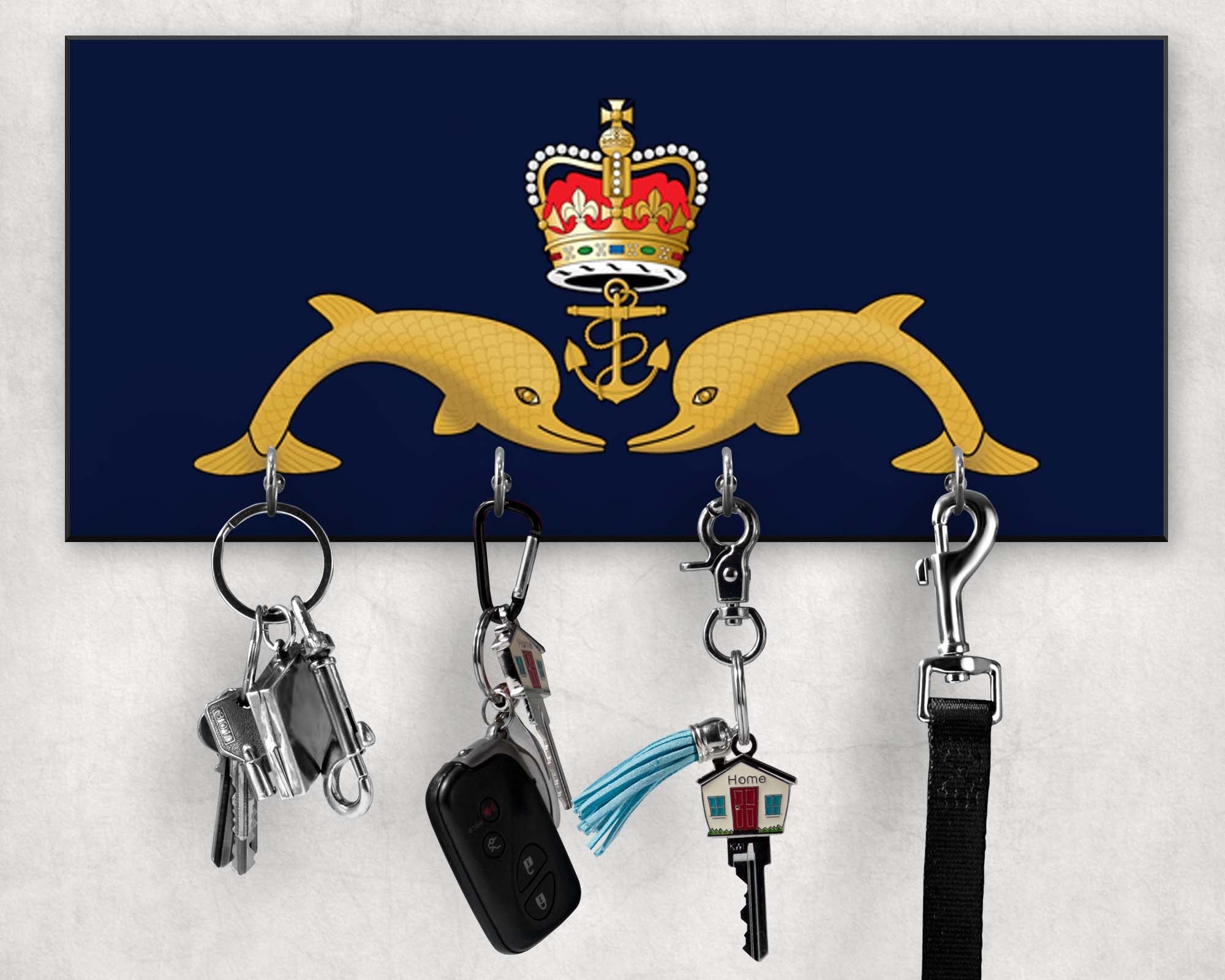 Submariner Dolphins - Wooden Key/Beret Hook – The Crafty Black Dog