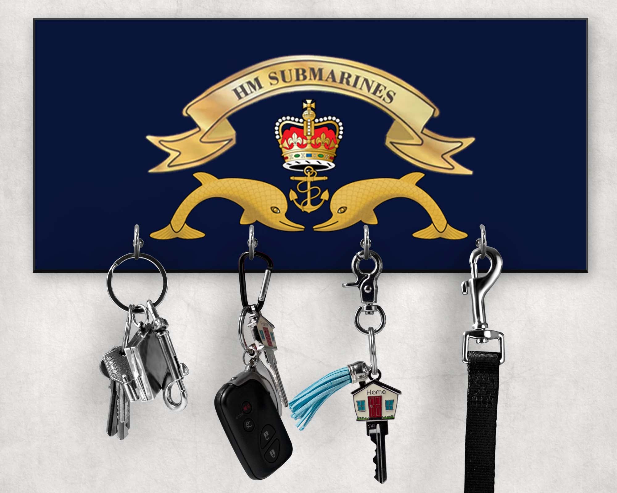 HM Submarines - Wooden Key/Beret Hook – The Crafty Black Dog