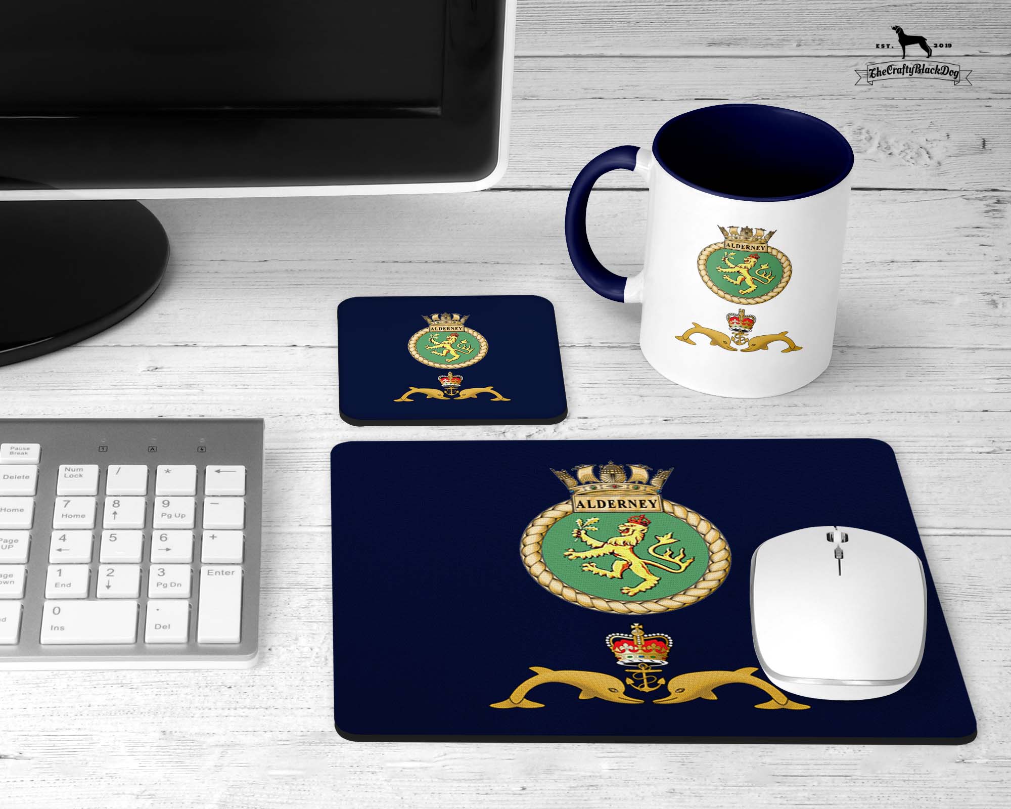 HMS Alderney - Office Set – The Crafty Black Dog