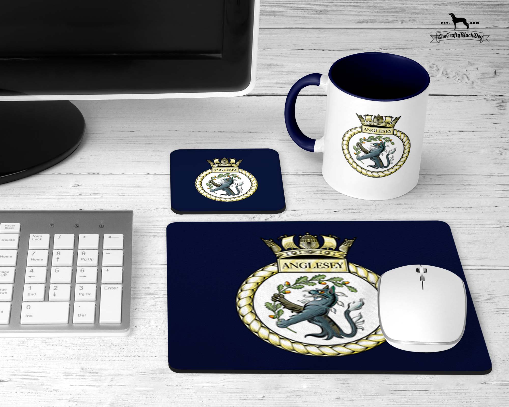 HMS Anglesey - Office Set – The Crafty Black Dog