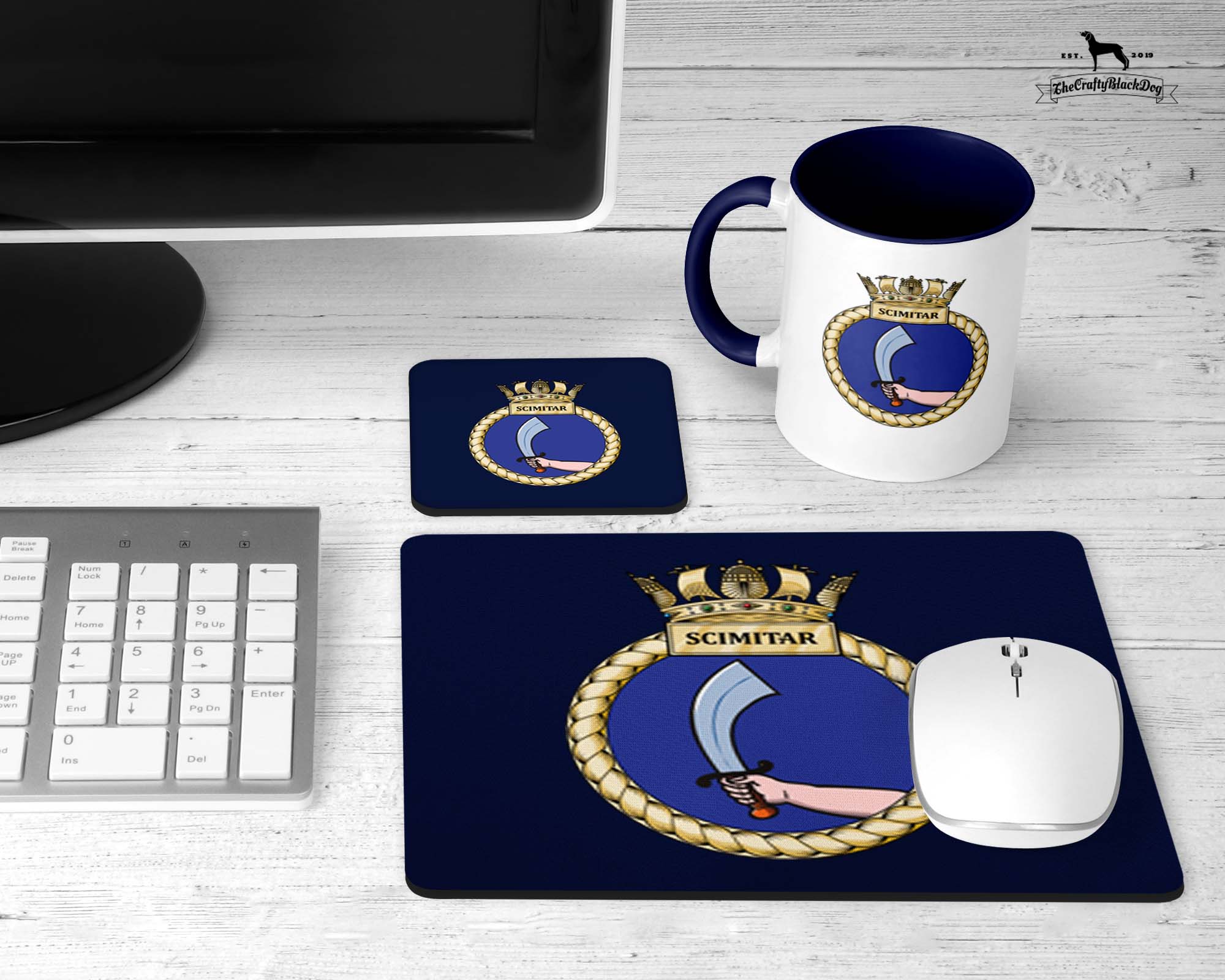 HMS Scimitar - Office Set – The Crafty Black Dog