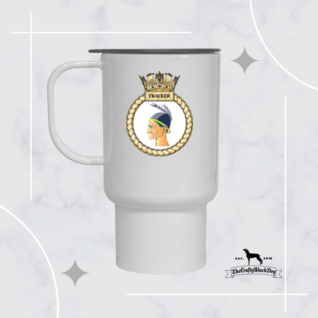 HMS Tracker - Travel Mug – The Crafty Black Dog