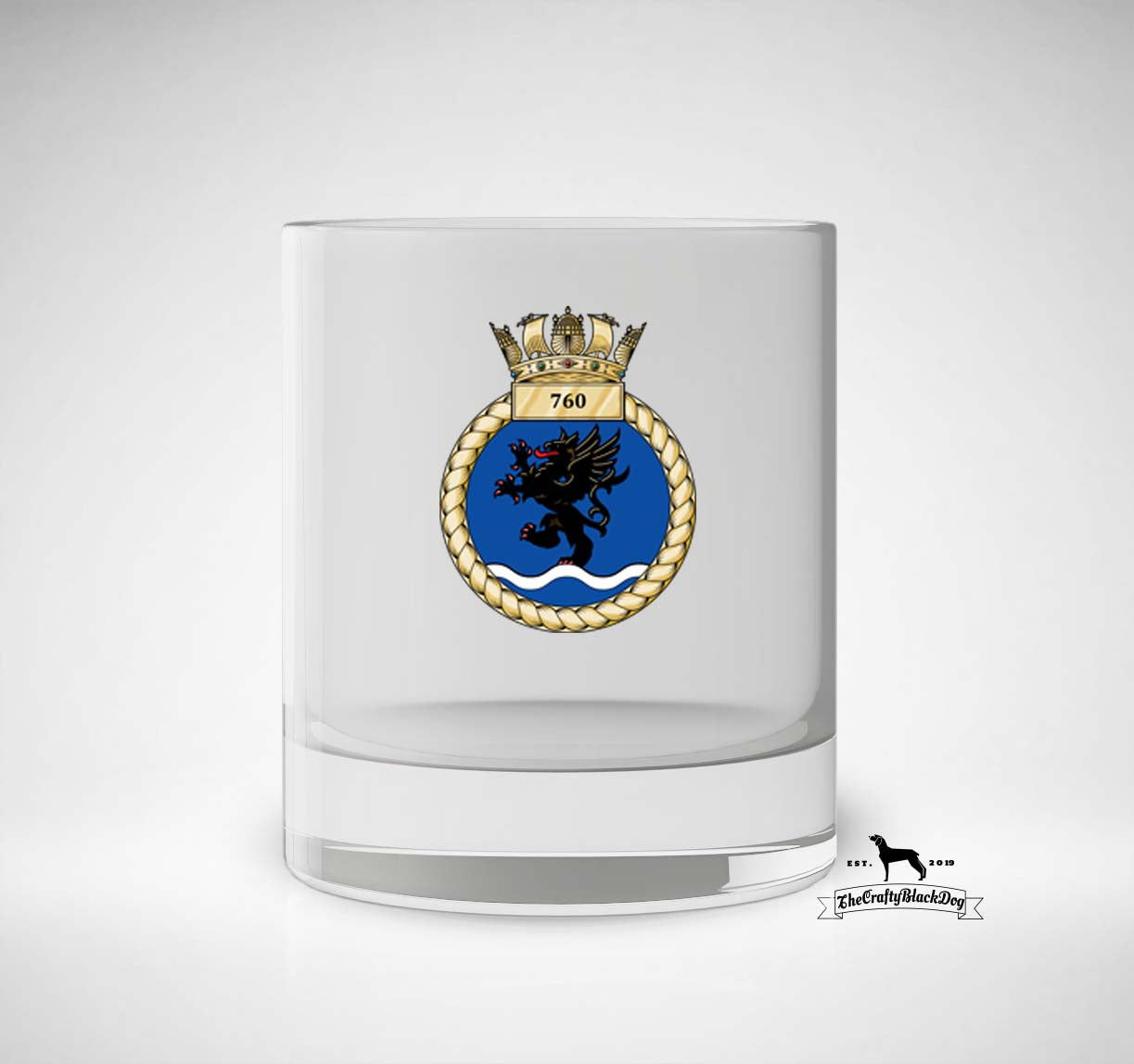 760 Naval Air Squadron - Whiskey/Spirit Glass – The Crafty Black Dog