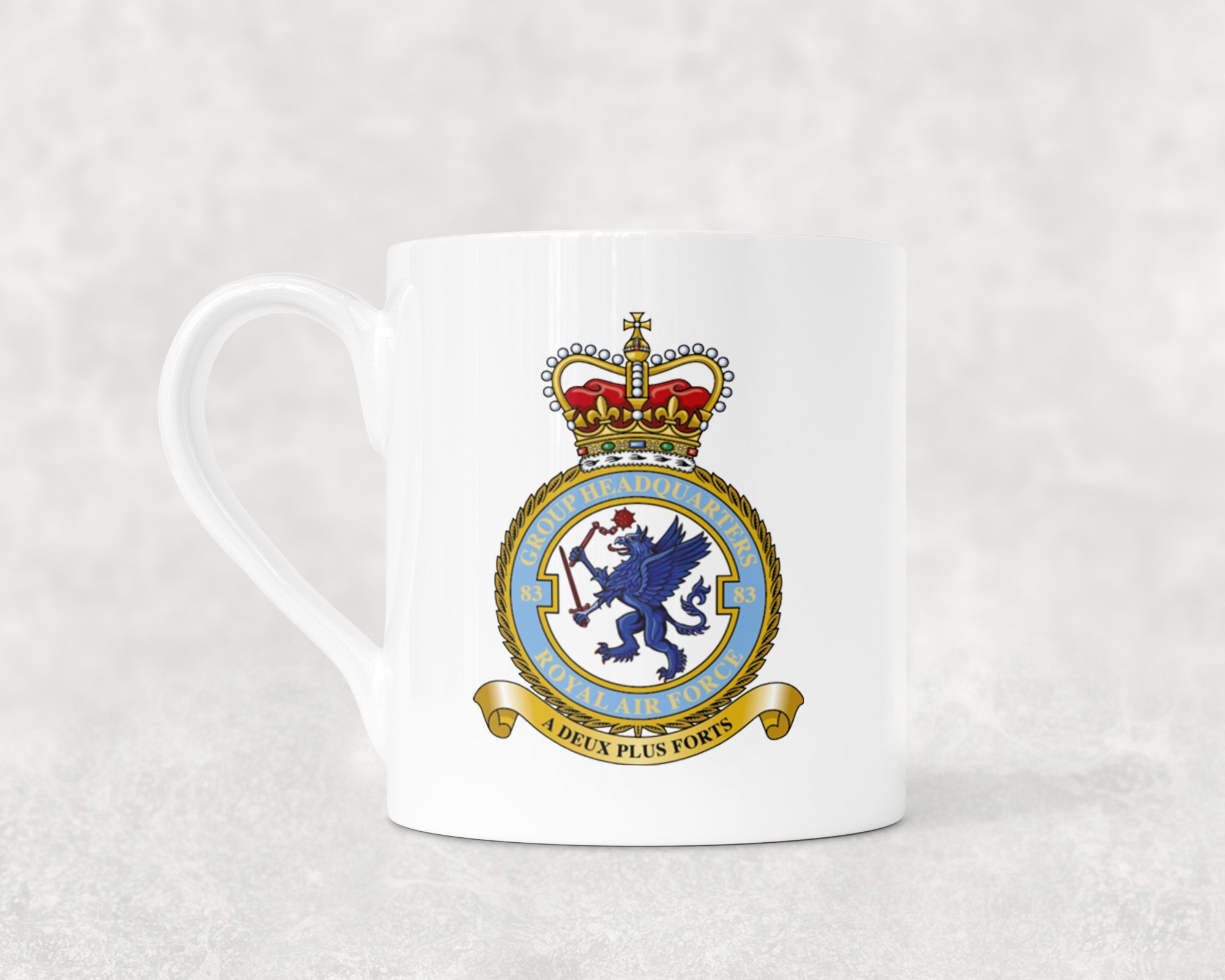 Group Headquarters No 83 Group RAF - Bone China Mug – The Crafty Black Dog
