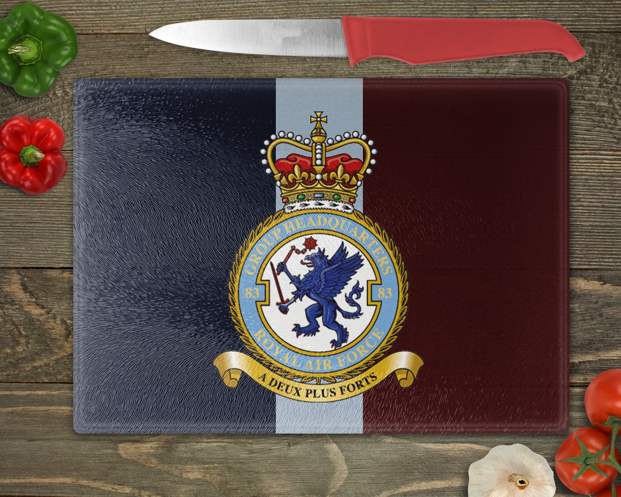 Group Headquarters No 83 Group RAF - Cutting Board – The Crafty Black Dog