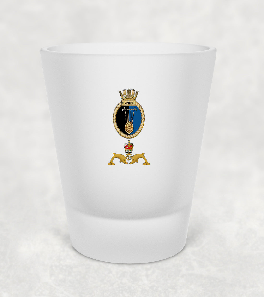 HMS Orpheus - Shot Glass – The Crafty Black Dog