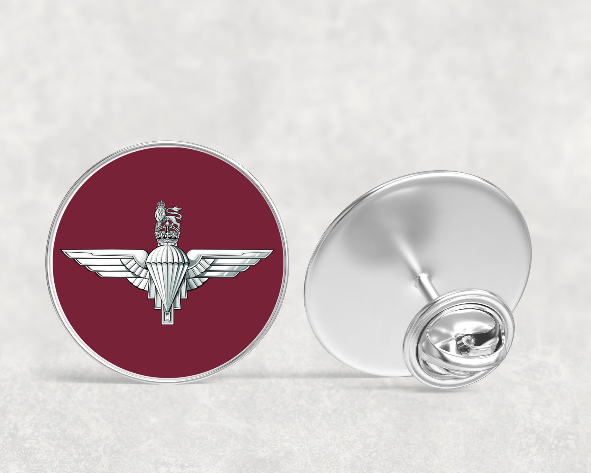 Parachute Regiment KC - Lapel Pin – The Crafty Black Dog