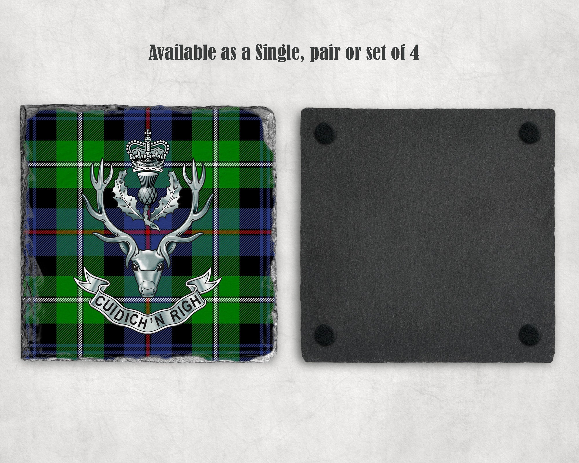 Queen's Own Highlanders (Seaforth and Camerons) - Slate Coaster – The ...
